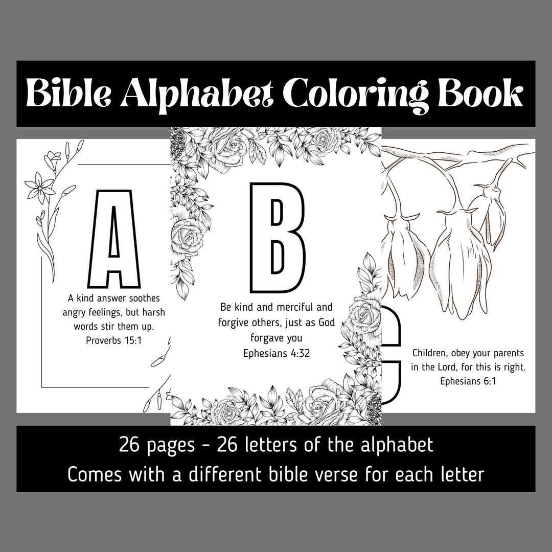 Bible Verse Coloring Pages, ABC Coloring Pages Printable, Coloring ...
