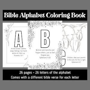 Bible Verse Coloring Pages, ABC Coloring Pages Printable, Coloring ...