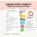 Christian Anxiety Journal Printable, Bible Verses for Anxiety, Anxiety ...