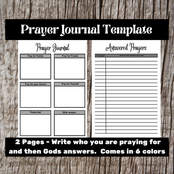 Prayer Journal - Etsy