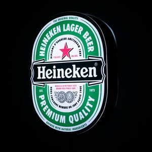 Heineken Beer Logo 3D Led Light Box, Custom Shape Any Signage - Etsy