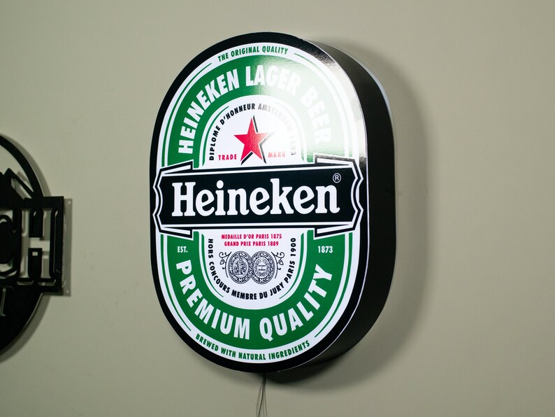 Heineken Beer Logo 3D Led Light Box, Custom Shape Any Signage - Etsy