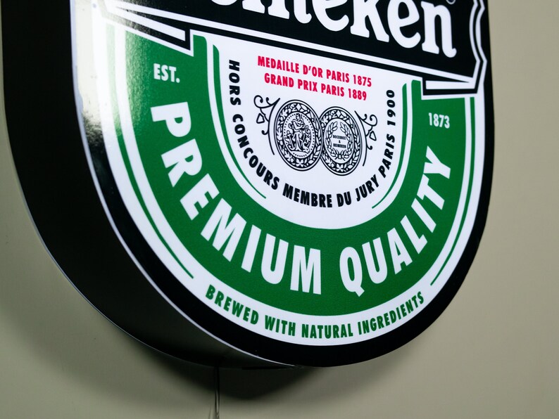 Heineken Beer Logo 3D Led Light Box, Custom Shape Any Signage - Etsy