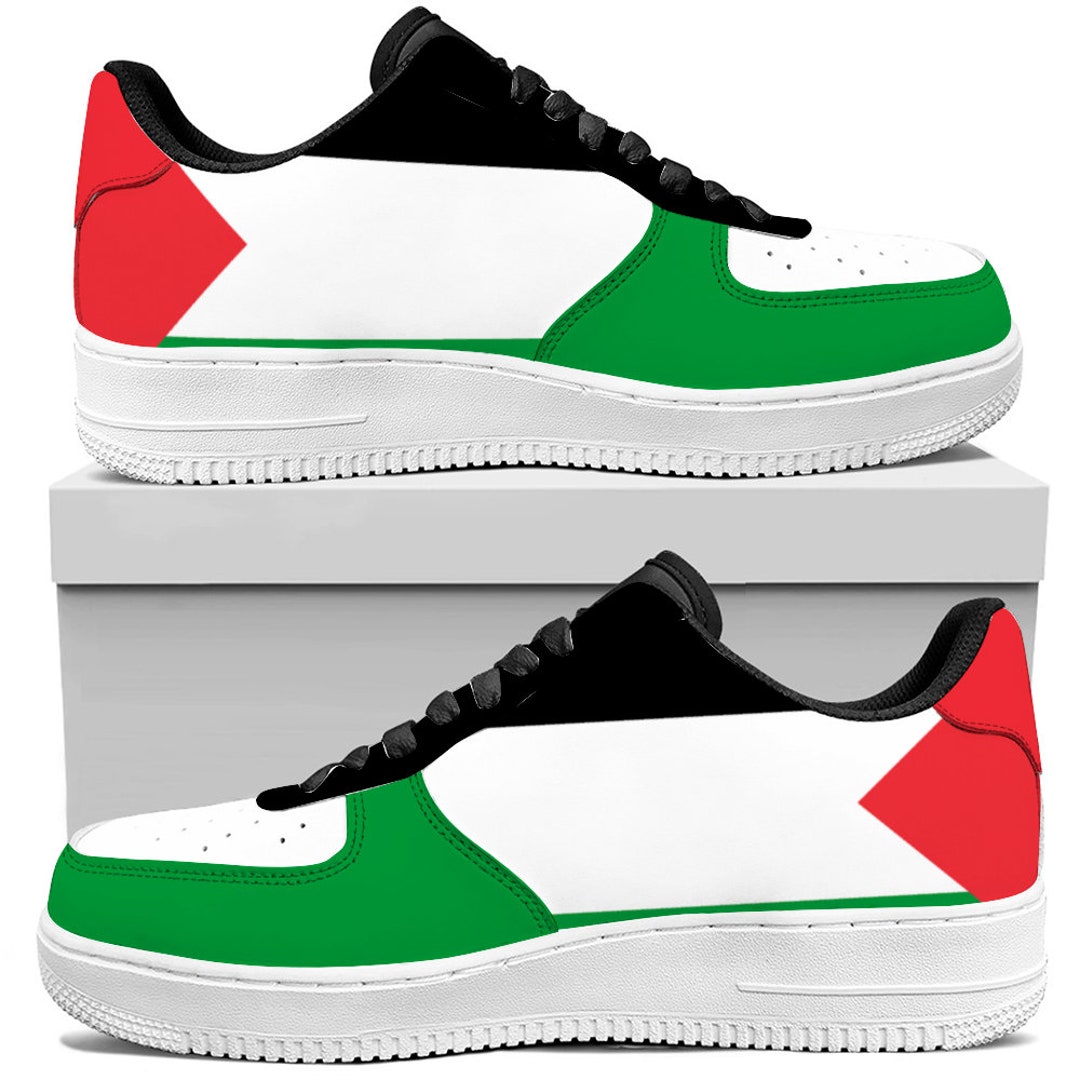 Palestine Shoes for Men and Women Custom Palestine Flag Gift Black or ...
