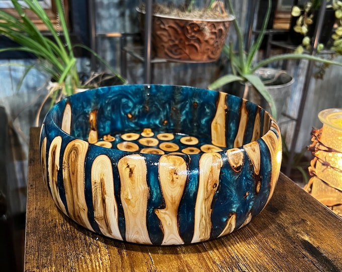 Wood Resin Bowl - Etsy