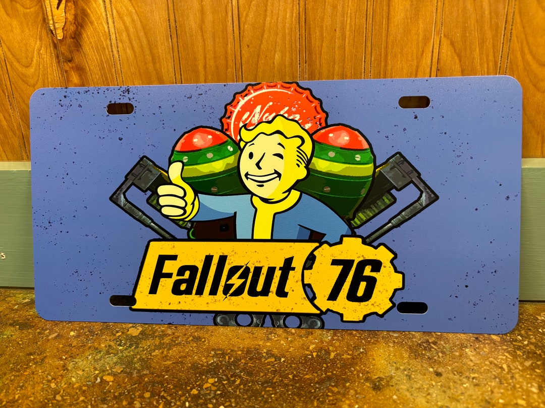 Fallout 76 License Plate, UV Printed - Etsy