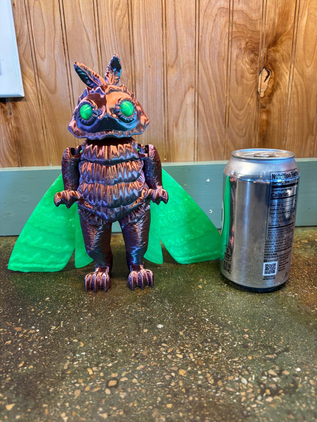 Moth Man Figure, 3D Printed, Articulated - Etsy