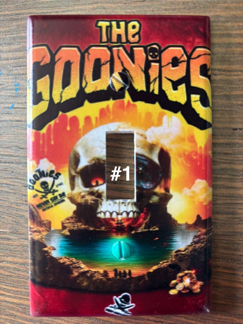 Goonies UV Printed Light Switch Covers - Etsy