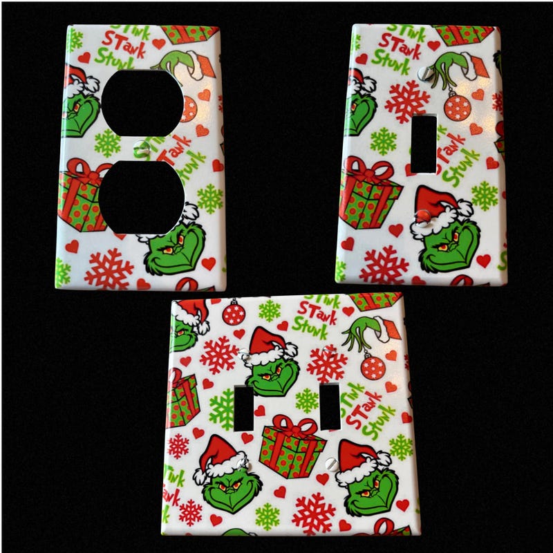 Grinch Plate - Etsy