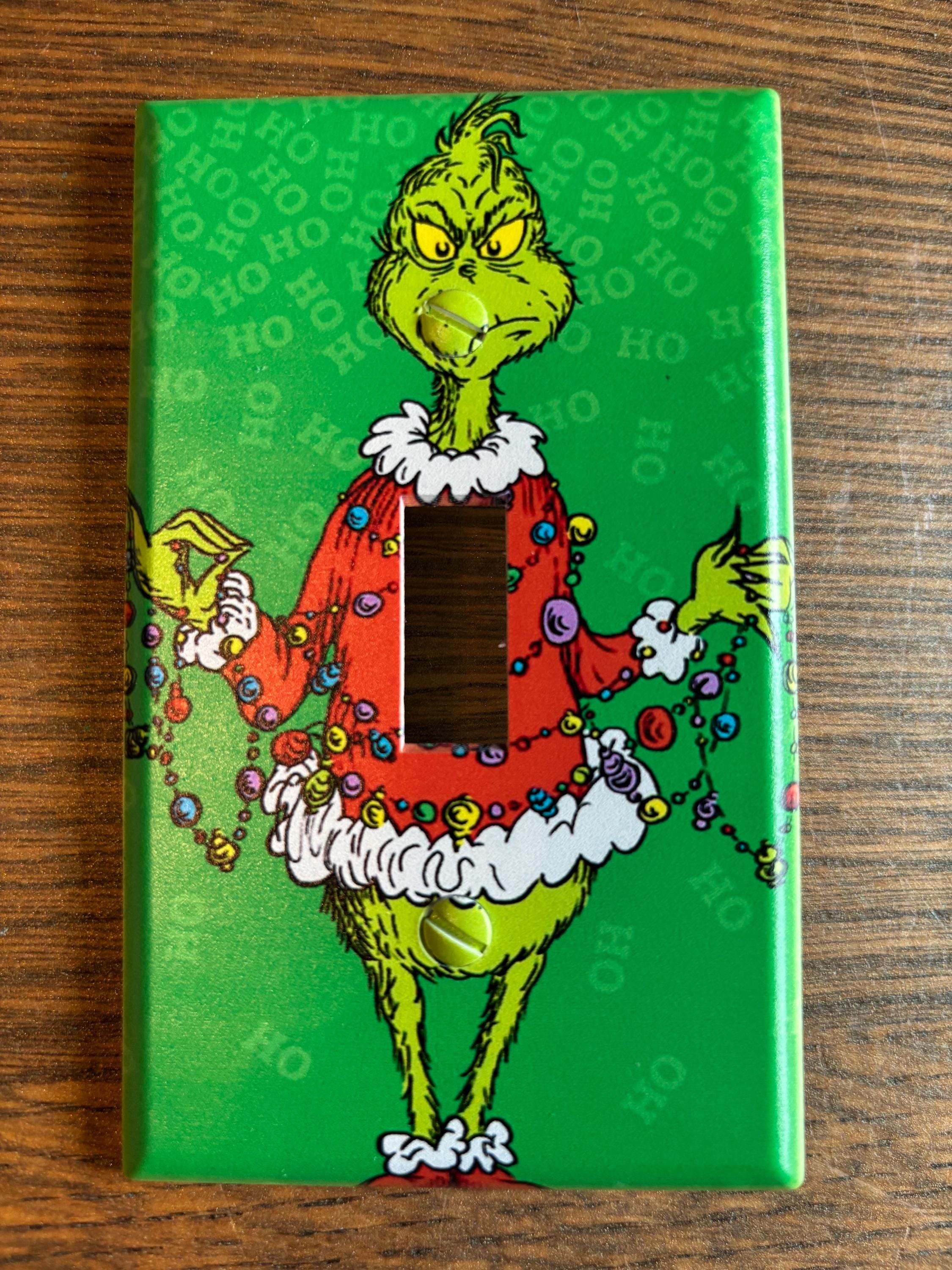 Grinch Custom Single Light Switch Cover, UV Printed - Etsy