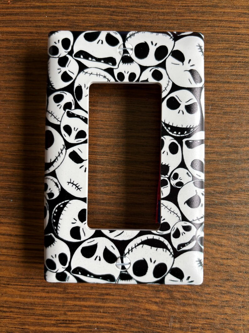 Nightmare Before Christmas Single & Double Light Switch Covers - Etsy