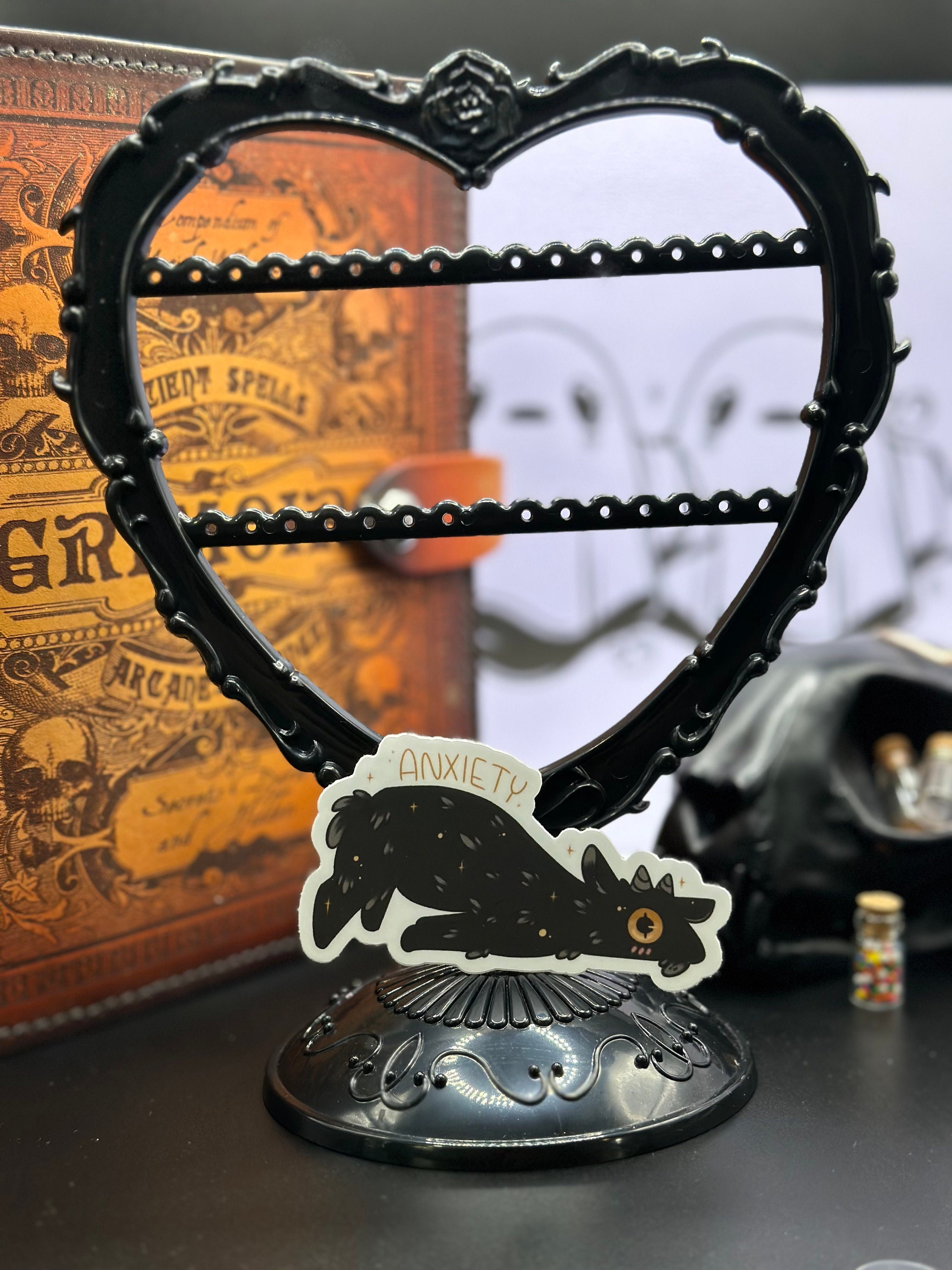 Anxiety Goat Sticker // Mood Sticker // Animal Sticker // - Etsy