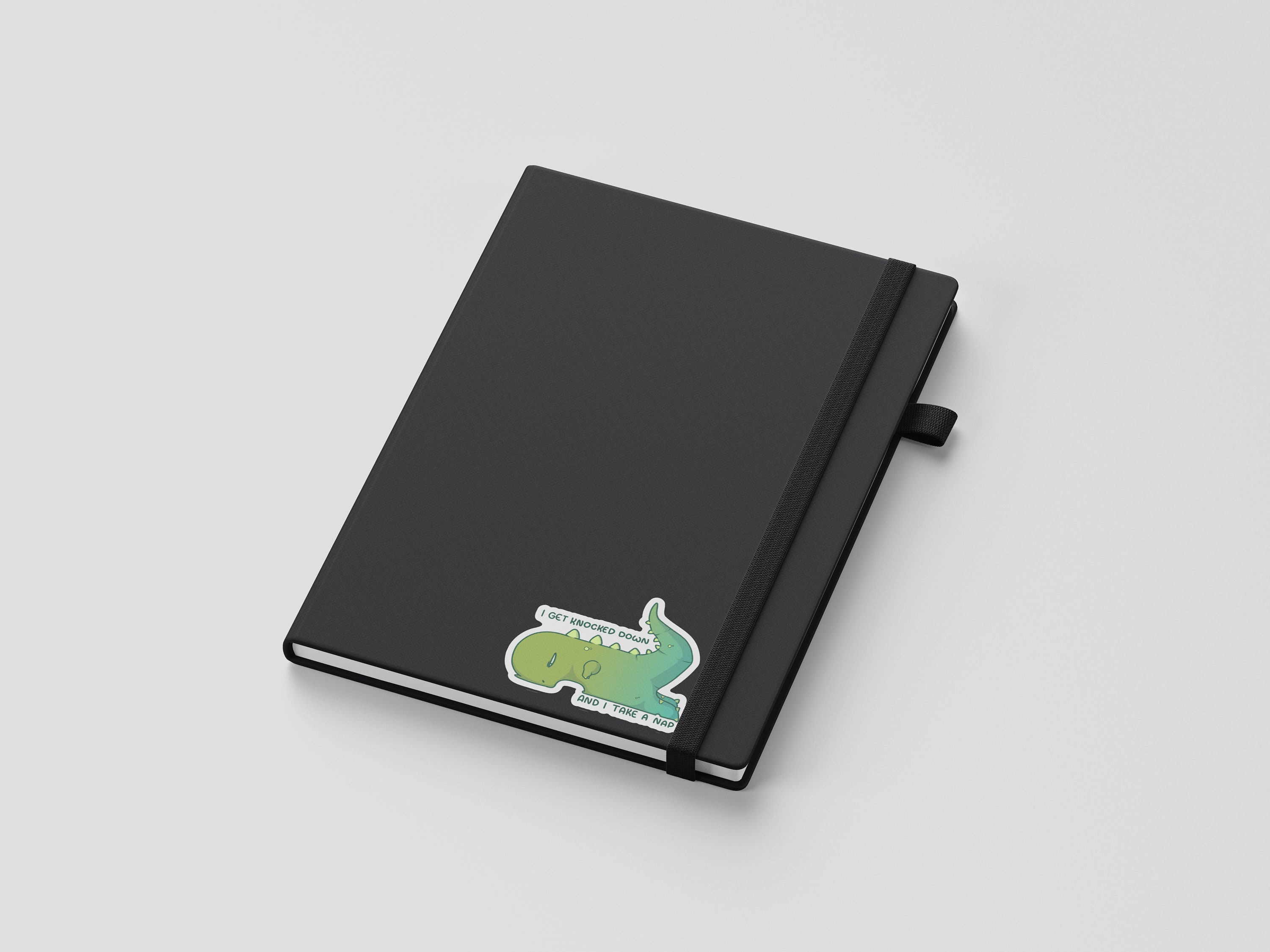 Nap Dinosaur Sticker // Reptile Sticker // Meme Sticker // Matte ...