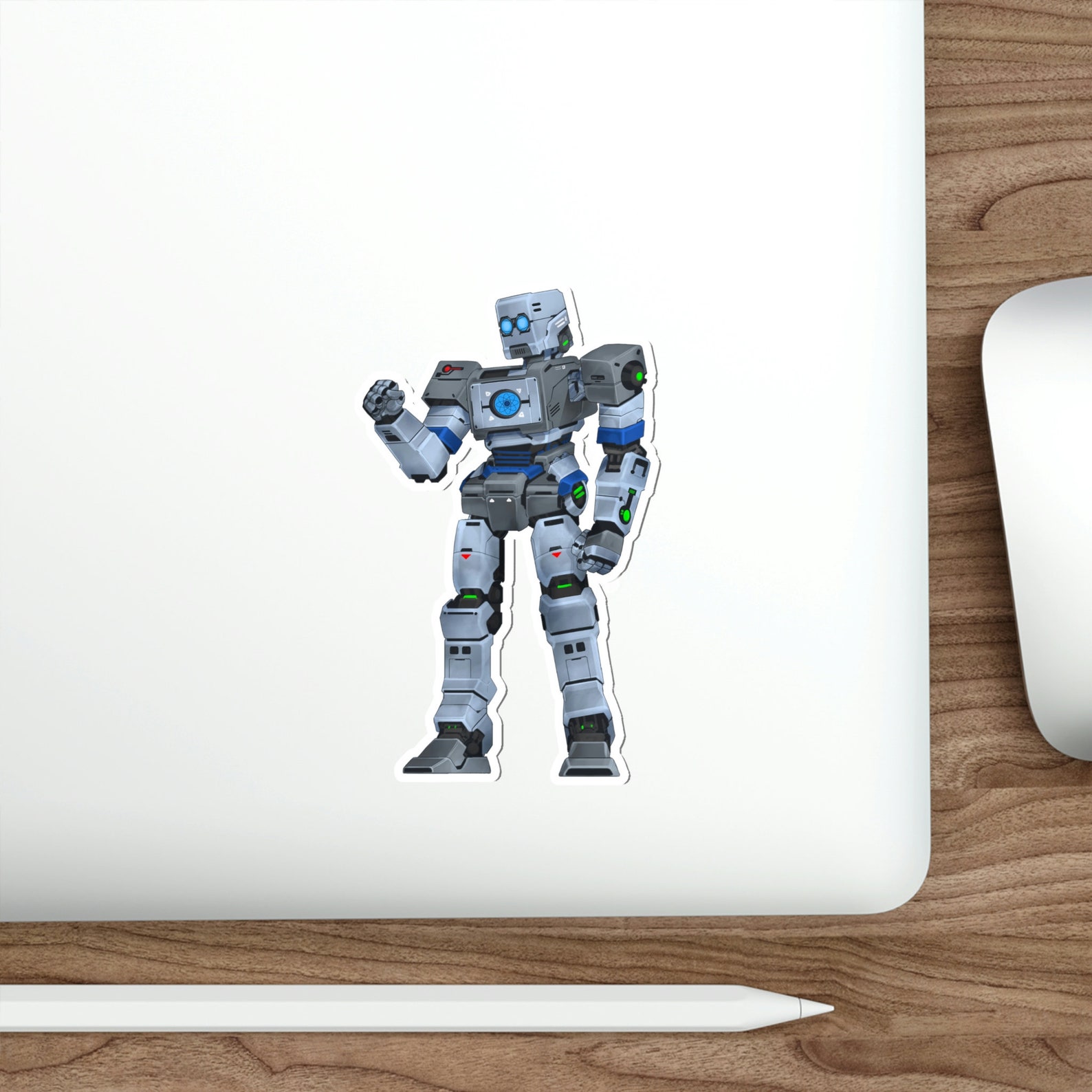 An Atomic Robot Die-cut Sticker - Etsy