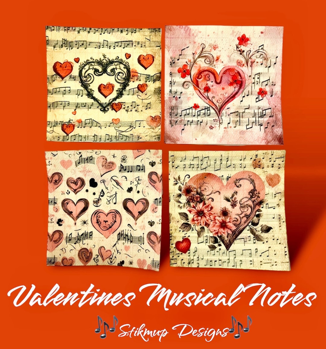 Valentines Musical Notes 4x4 Hypafix Medical Tape - Etsy