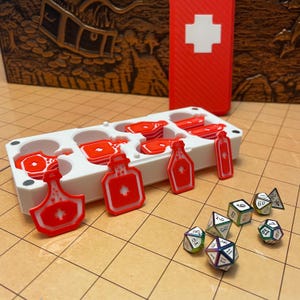 Dnd Health Potion Tokens - Etsy