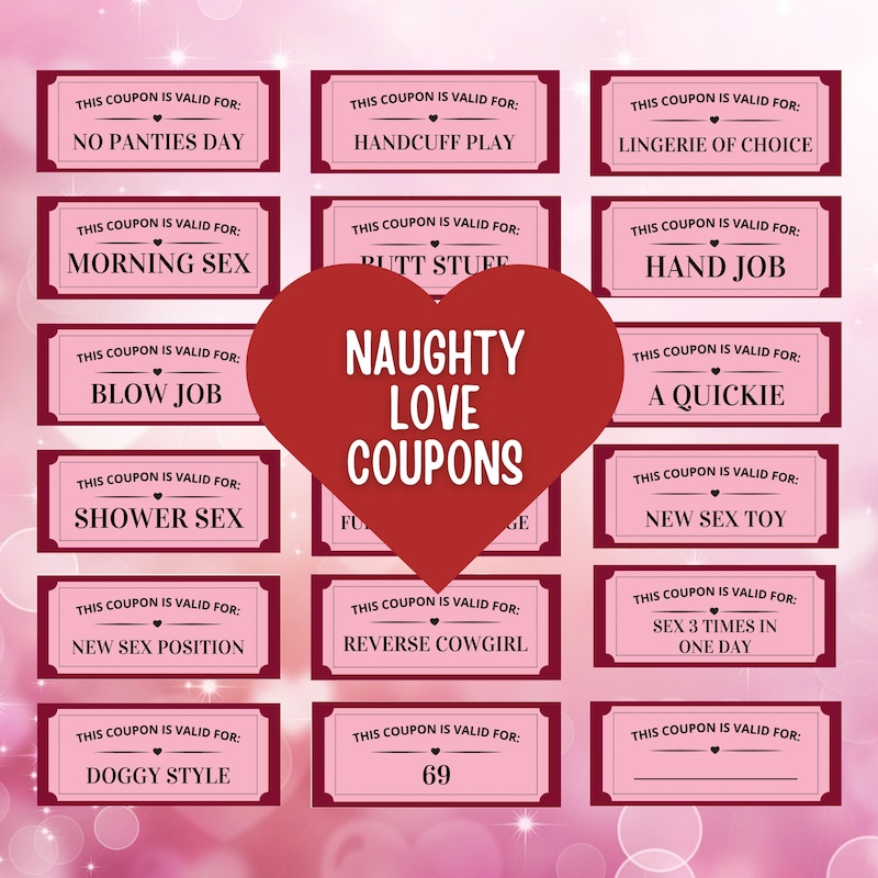 Sexy Coupons Printable Etsy