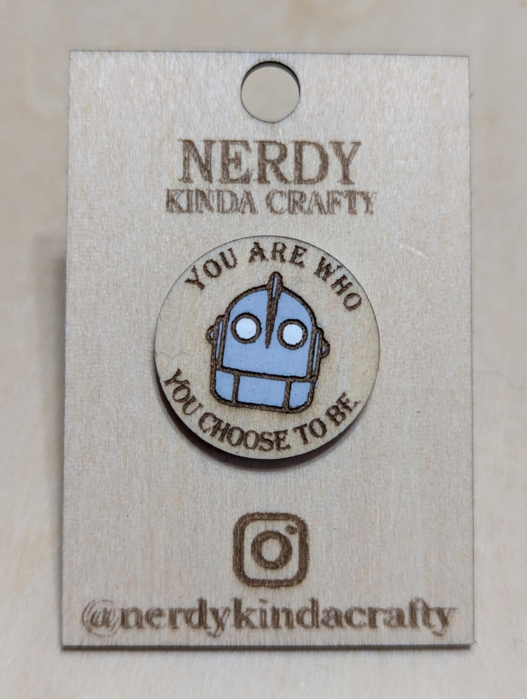 Iron Giant Quote Pin Accessory, Lightweight Sterling Silver Pin ...