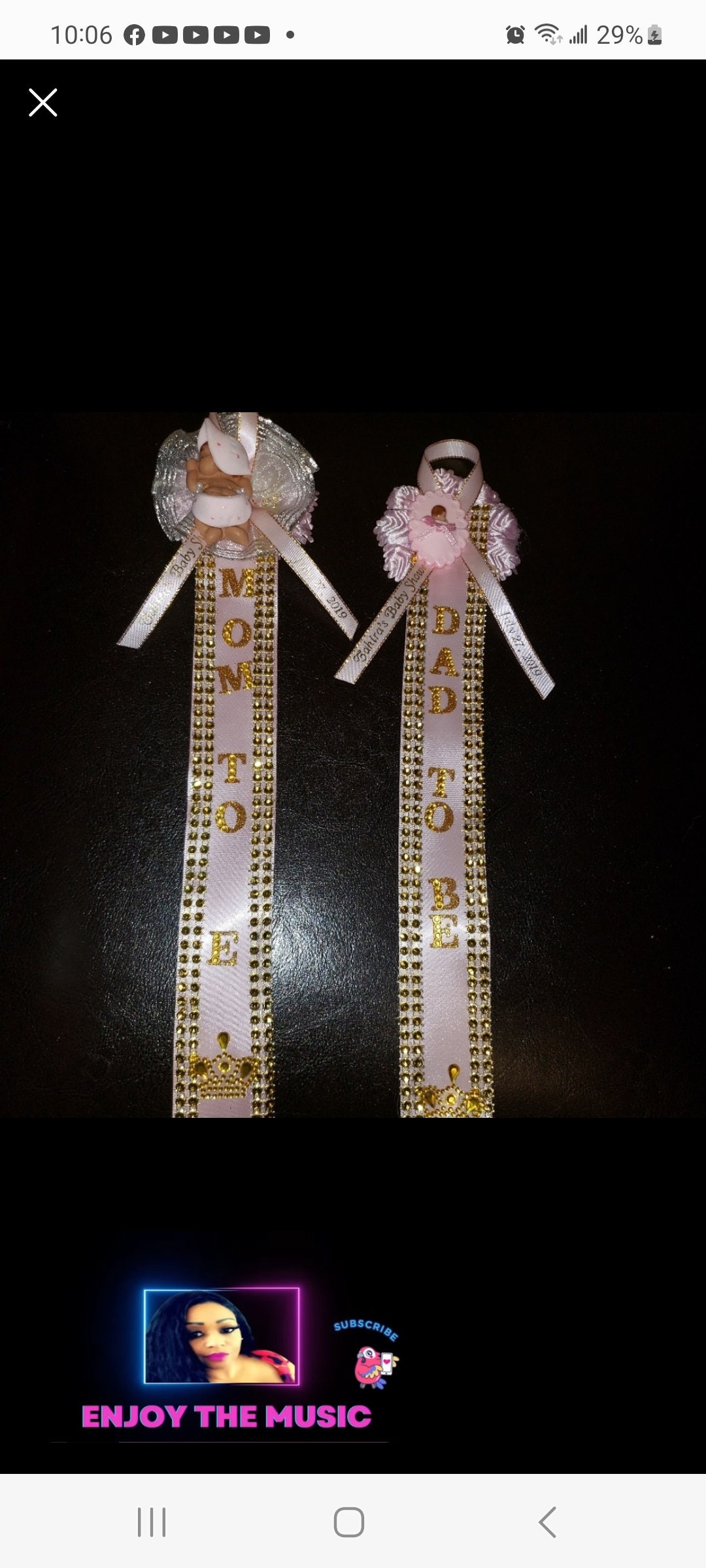Mom and Dad to Be Corsages and 25 Guest Pins Capias - Etsy