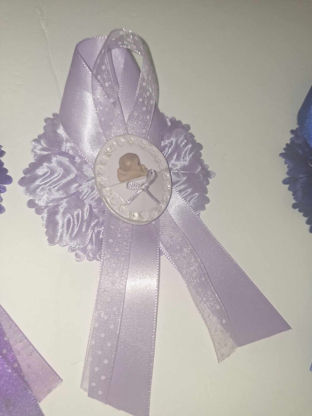 Babyshower Guest Pins Capias Polka-dots Print - Etsy