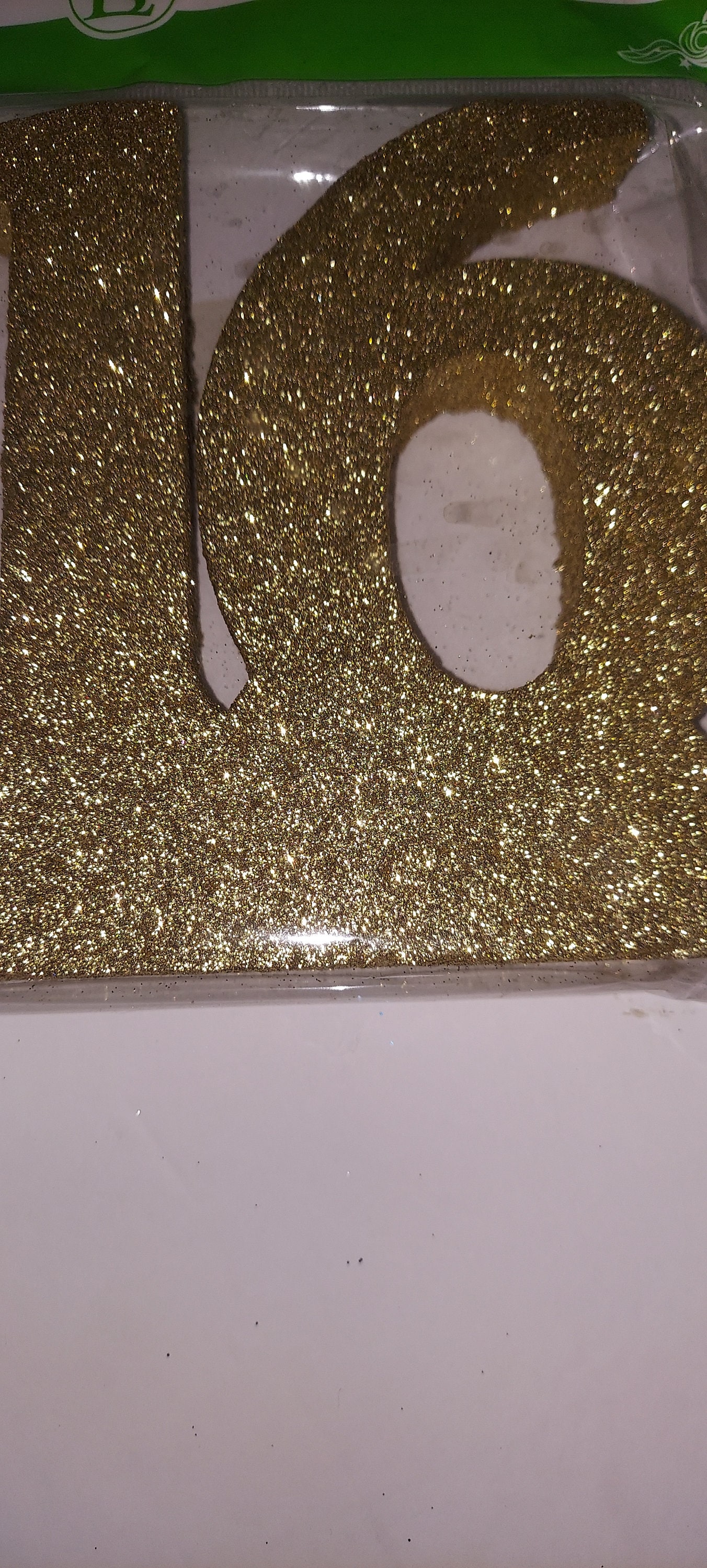 Styrofoam Glitter Numbers 5 Inches Birthday - Etsy