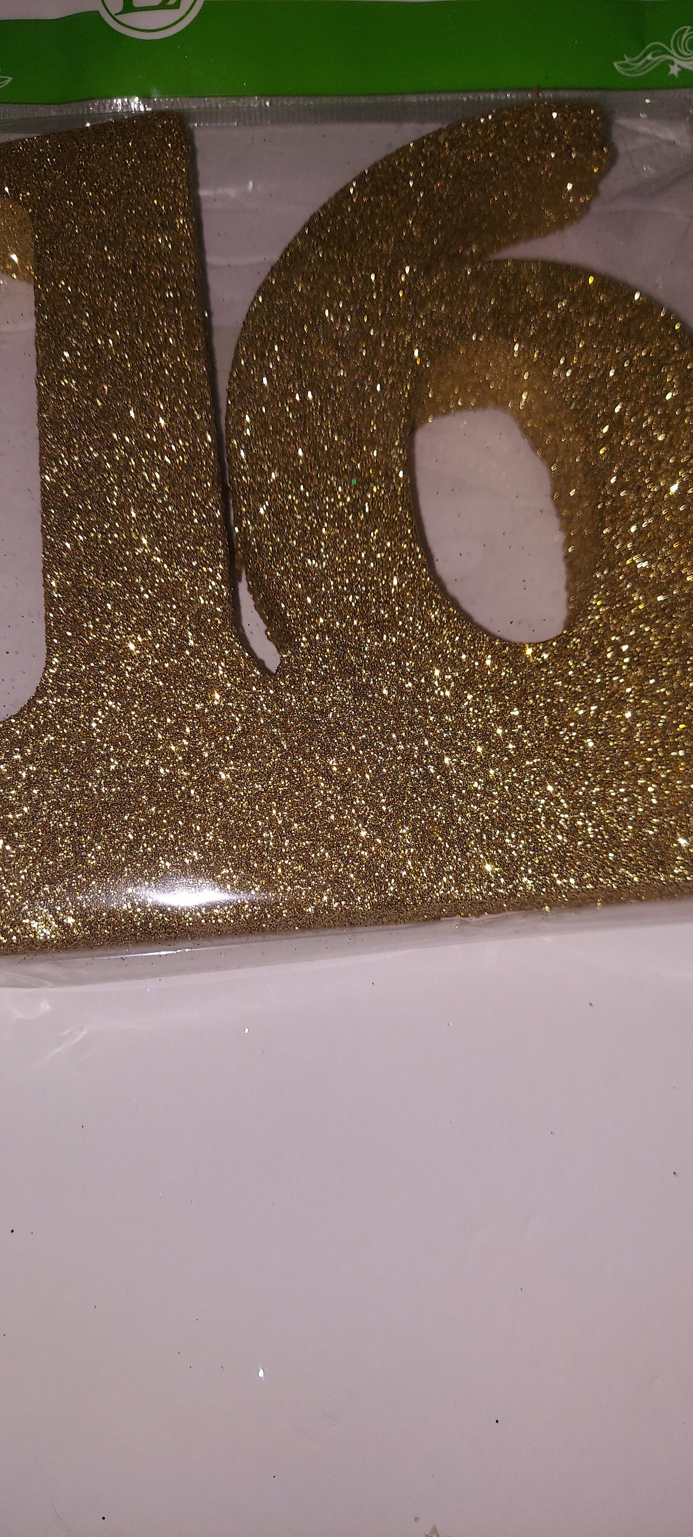Styrofoam Glitter Numbers 5 Inches Birthday - Etsy