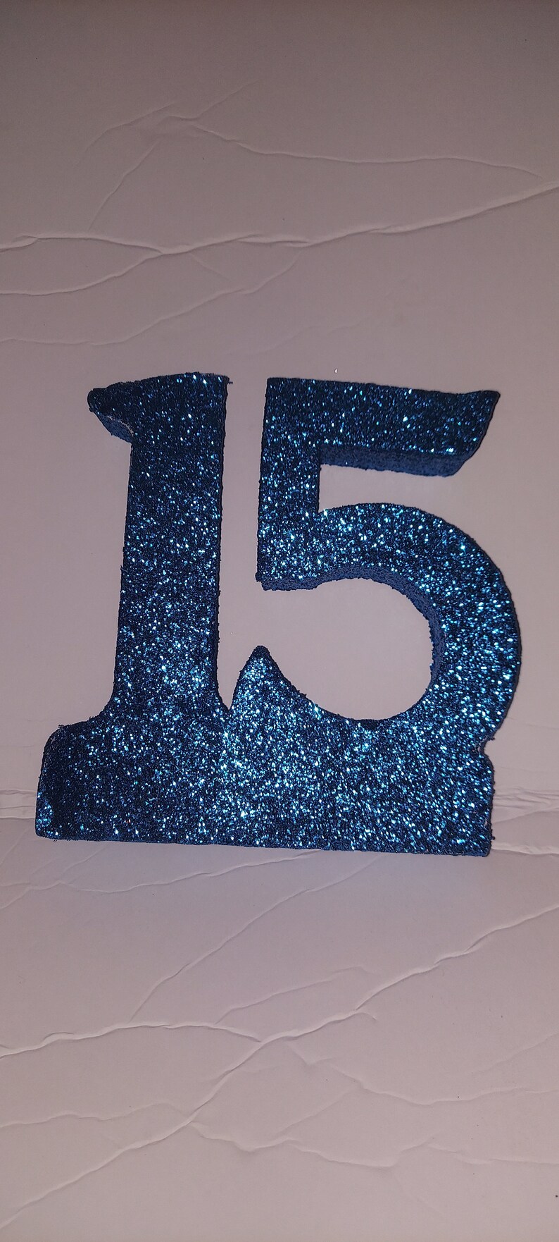 Styrofoam Glitter Numbers 5 Inches Birthday - Etsy