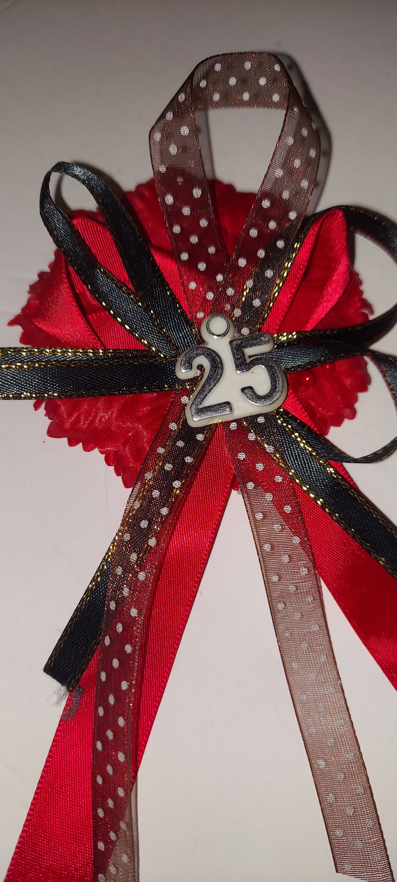 25 Silver 25th Anniversary Birthday Charm for Capias Guest Pins Favor ...