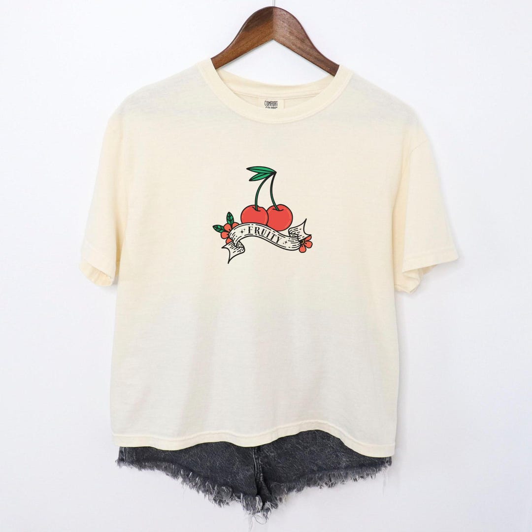 Fruity Boxy Crop Top, Subtle Pride, Subtle Pride, Subtle Queer, Subtle ...