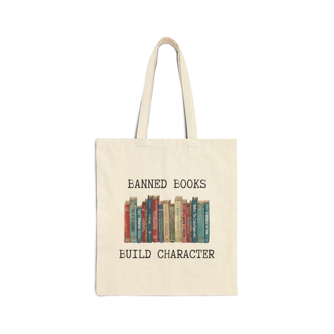Banned Books Build Character Tote, Banned Books, Read Banned Books ...