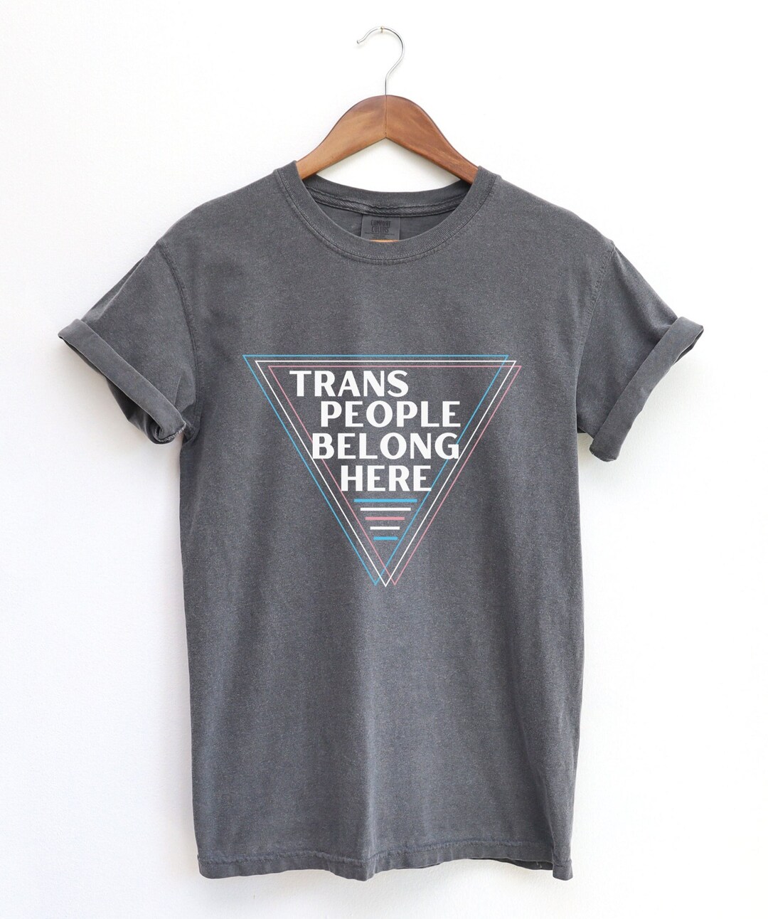 Trans People Belong Shirts,transgender,gay Rights T-shirt,respect Trans ...