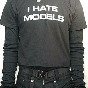 I Hate Models T-shirt - Etsy