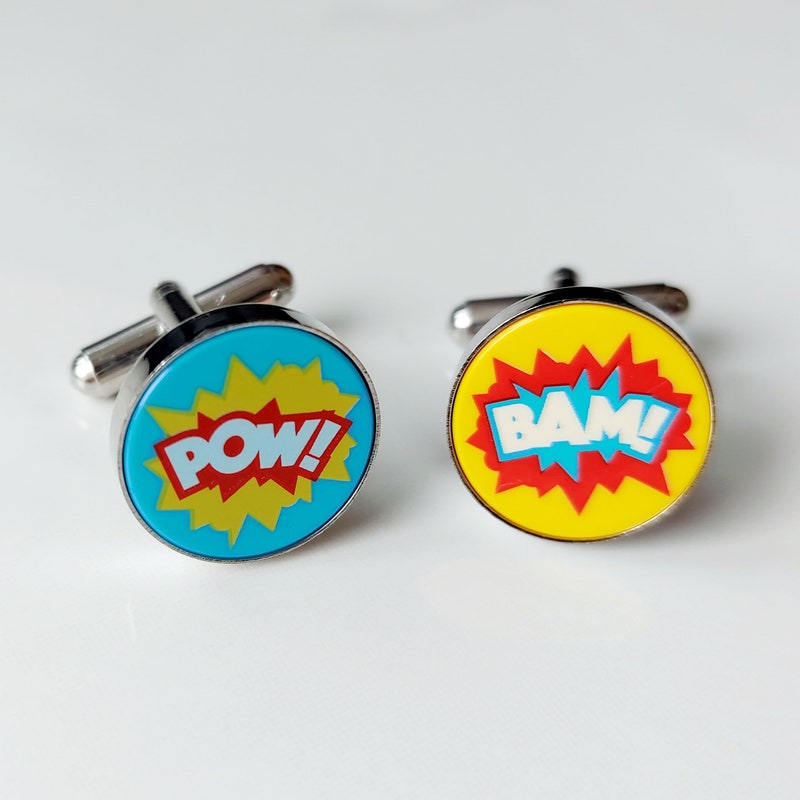 Superhero Cufflinks - Etsy
