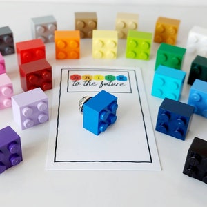 Brick Pin Badge Brooch * Unusual Christmas Gifts * Made With Lego ...