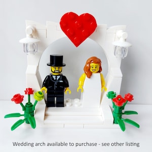 Wedding Minifigures Bride and Groom Cake Toppers * Customised ...