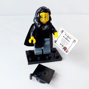 Graduation Minifigures Graduate Cake Toppers * Customised Personalised ...