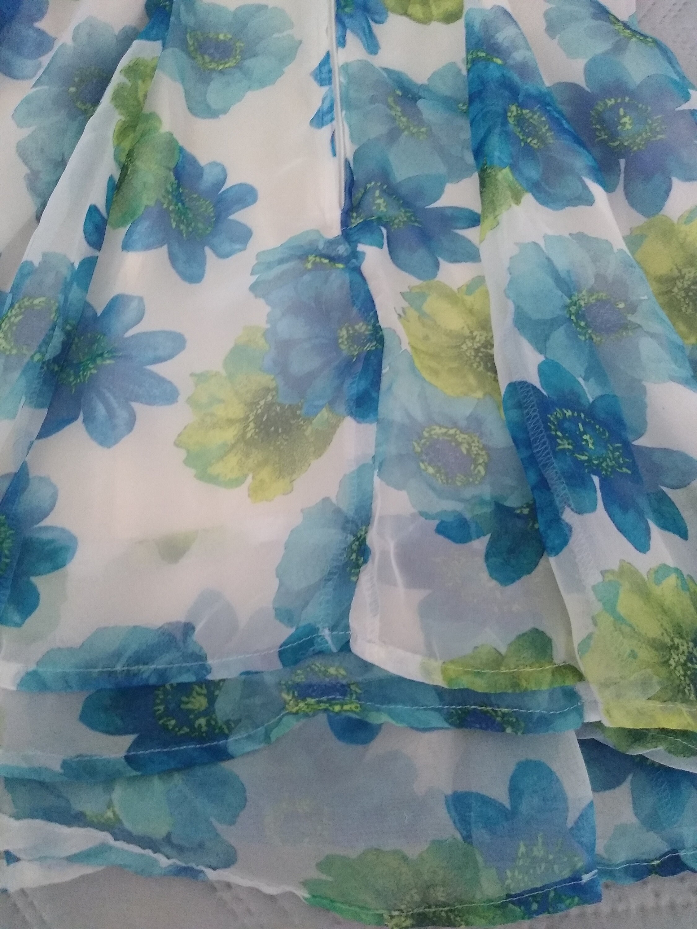 Y2K Dress 90s Dress Tiny Babydoll Vintage Sundress Blue Green Floral ...