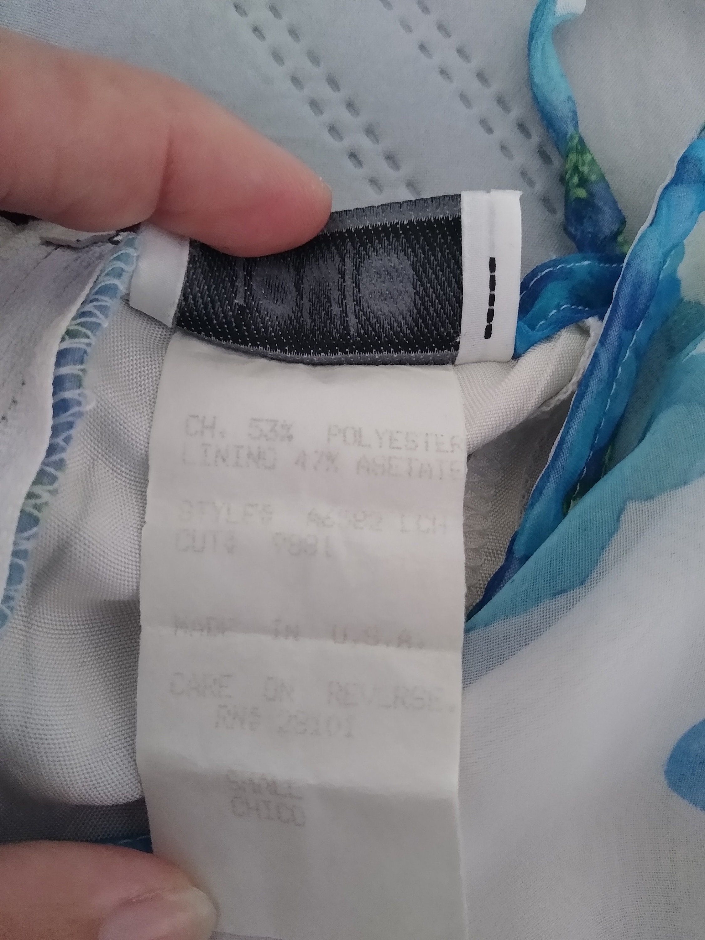 Y2K Dress 90s Dress Tiny Babydoll Vintage Sundress Blue Green Floral ...