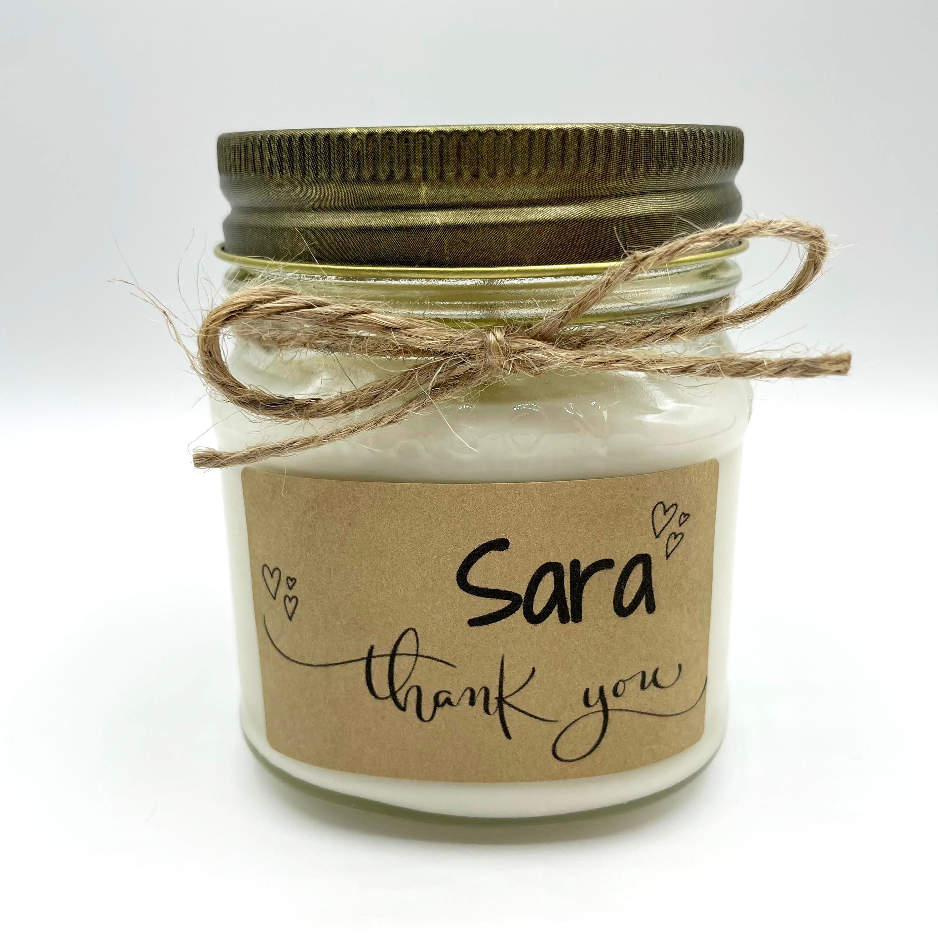 Personalized Thank You Gift Thank You Candle Thank You Gift Box ...