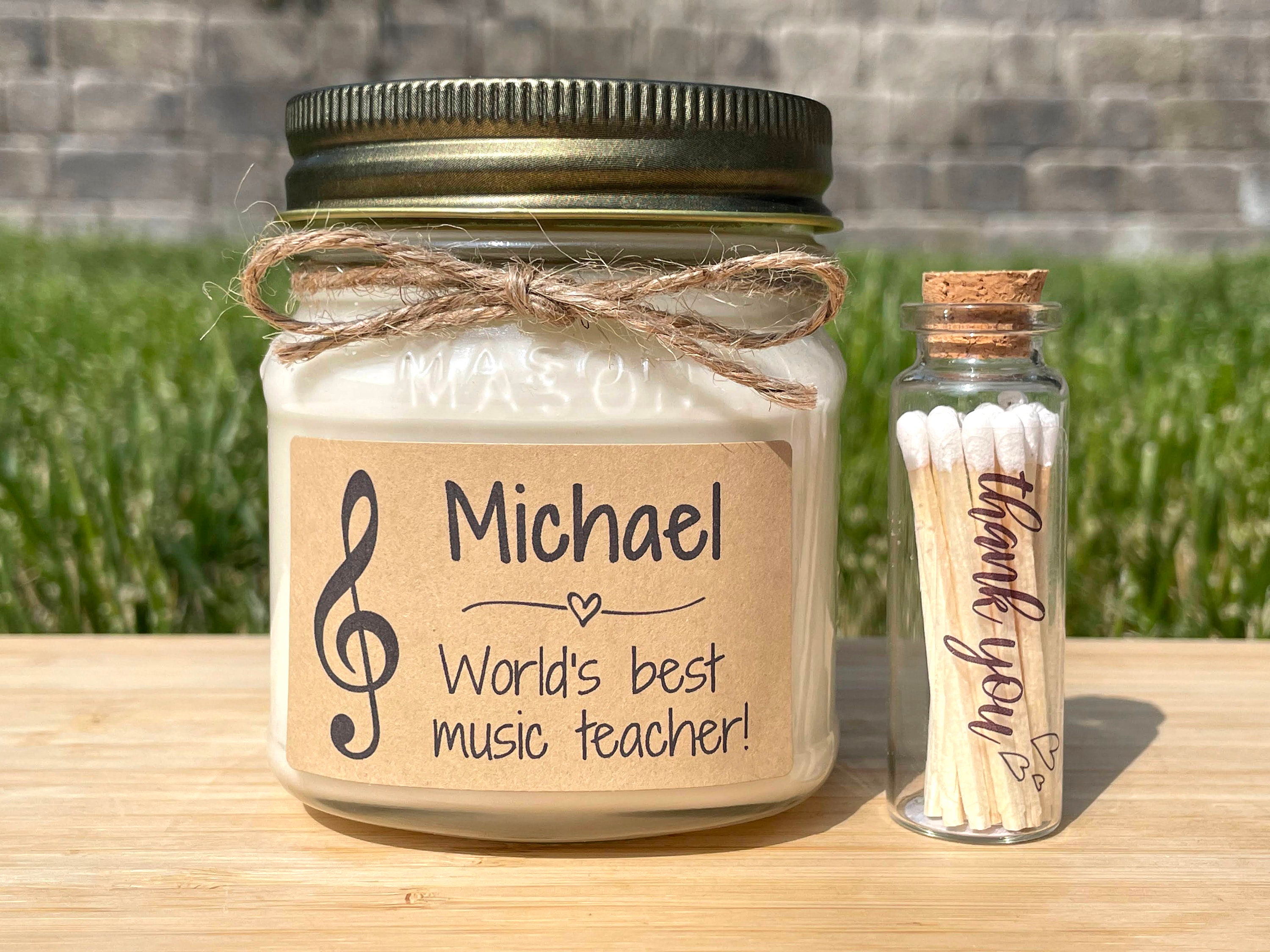 Personalized Music Teacher Gift Music Instructor Gift Music Teacher ...