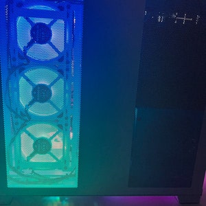 Liquid Cooled Custom Built White Gaming PC With AMD 7 5700x and ASUS ...