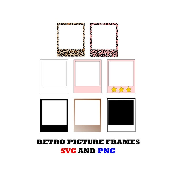 Photo Frames Svg - Etsy