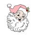 Pink Santa SVG PNG, Christmas SVG, Christmas Vintage Svg Png. Christmas ...