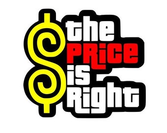 Price as Right Svg - Etsy
