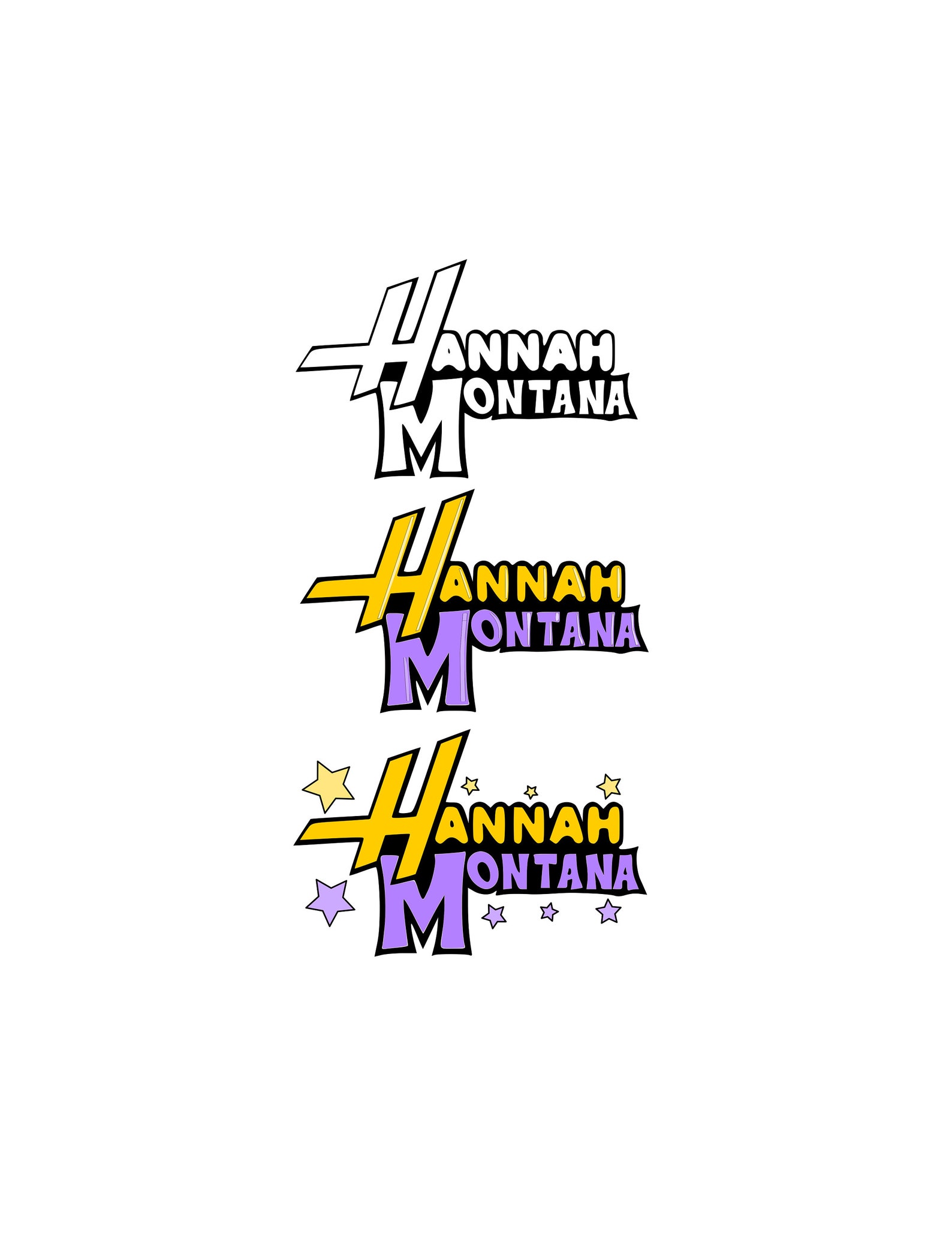 Hannah Montana Logo Svg And Png Hanna Montana Svg Etsy