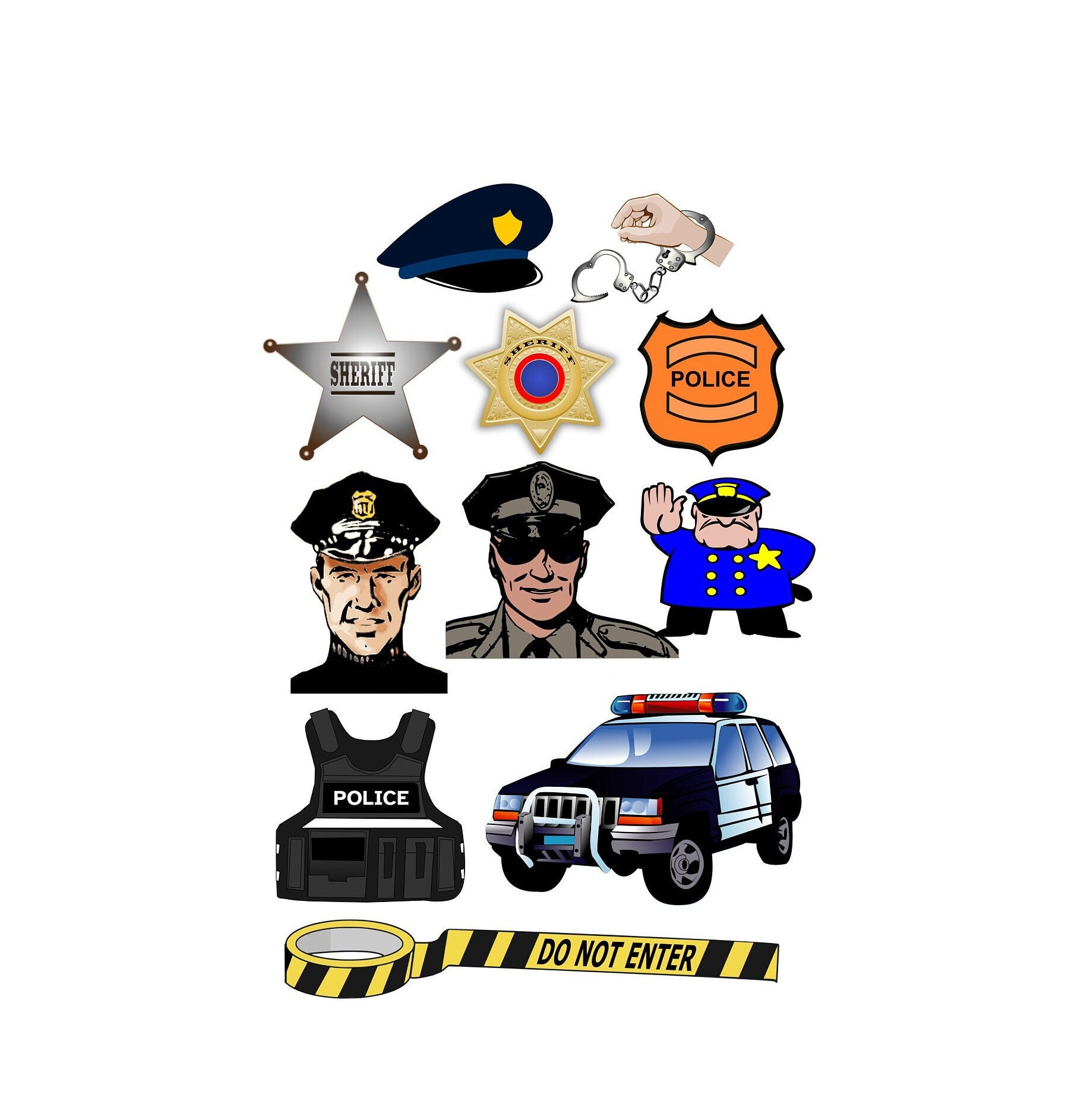 The Sheriff SVG, the Police SVG, Polizei PNG. Polis Svg - Etsy