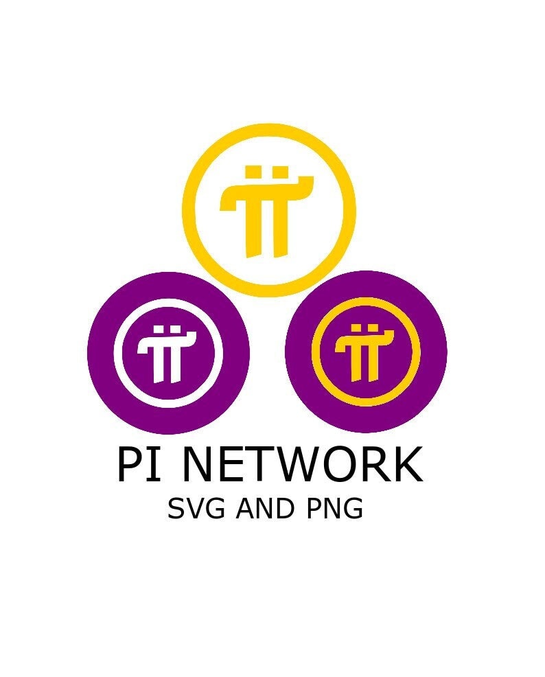 Pi Network SVG, Pi Coin SVG and PNG - Etsy