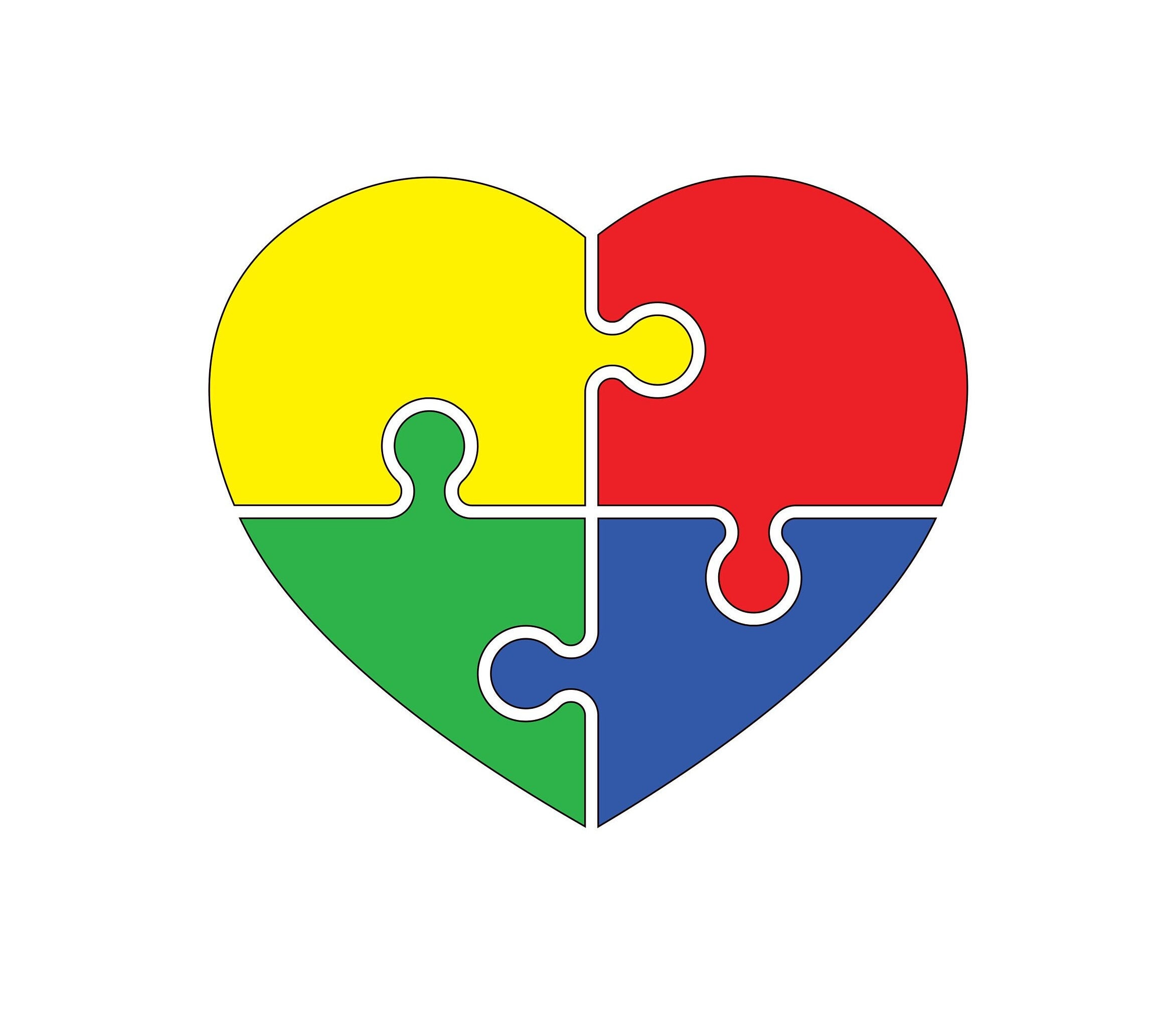 Autism Awareness Heart Svg, Autism Awareness Svg,png - Etsy
