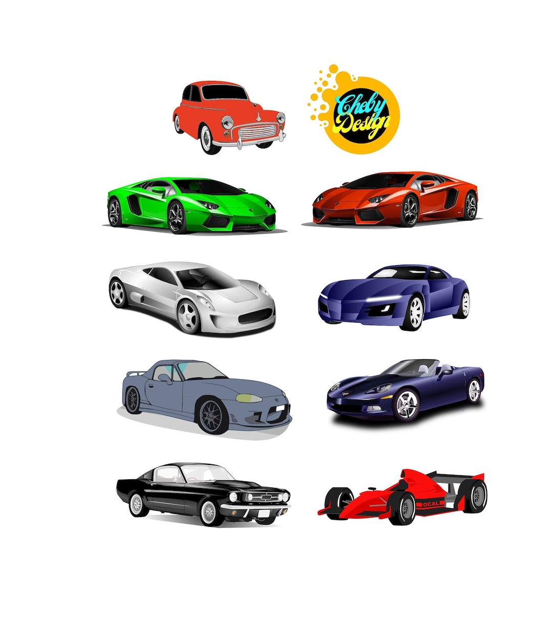 The Cars SVG, Sport Cars SVG, Red Car SVG Classic Car Cricut, - Etsy
