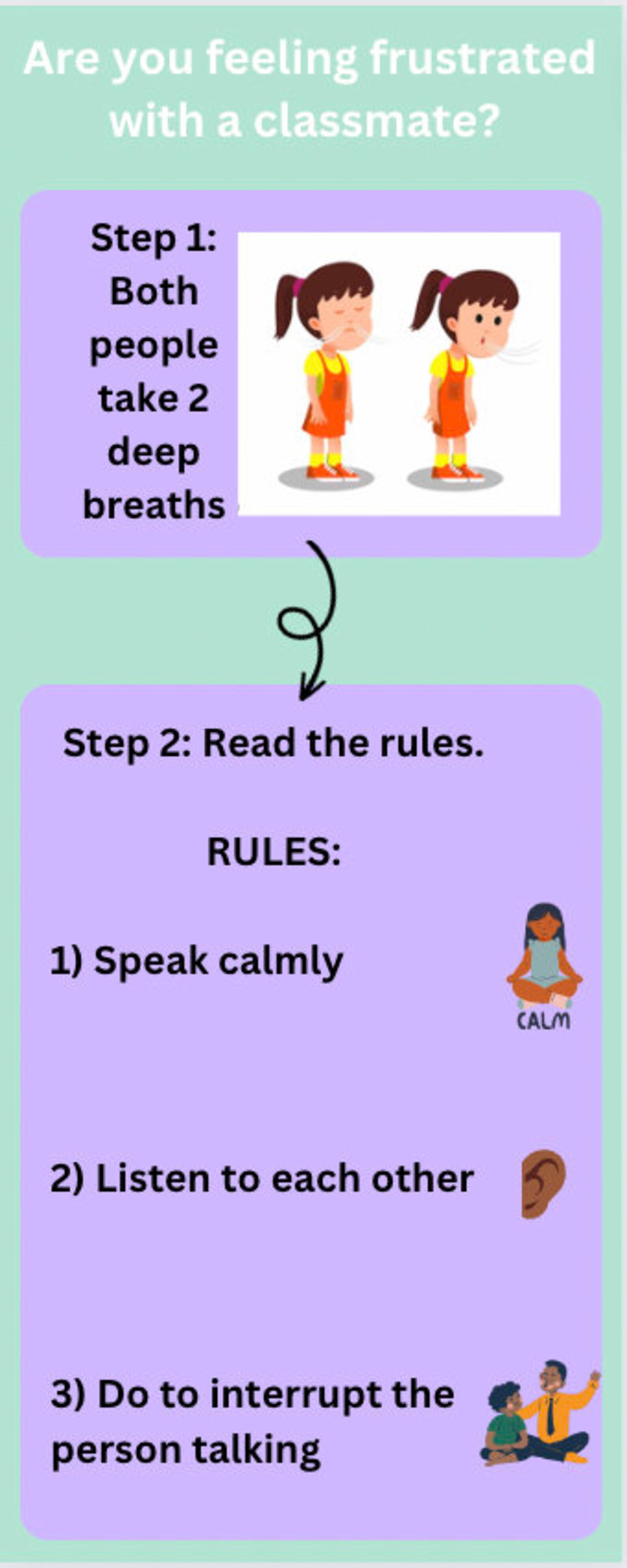 Talk It Out Infographic Template - Etsy